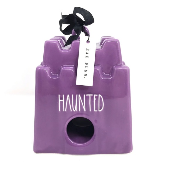 Rae Dunn | Accents | Rae Dunn Ceramic Purple Haunted Sand Castle ...